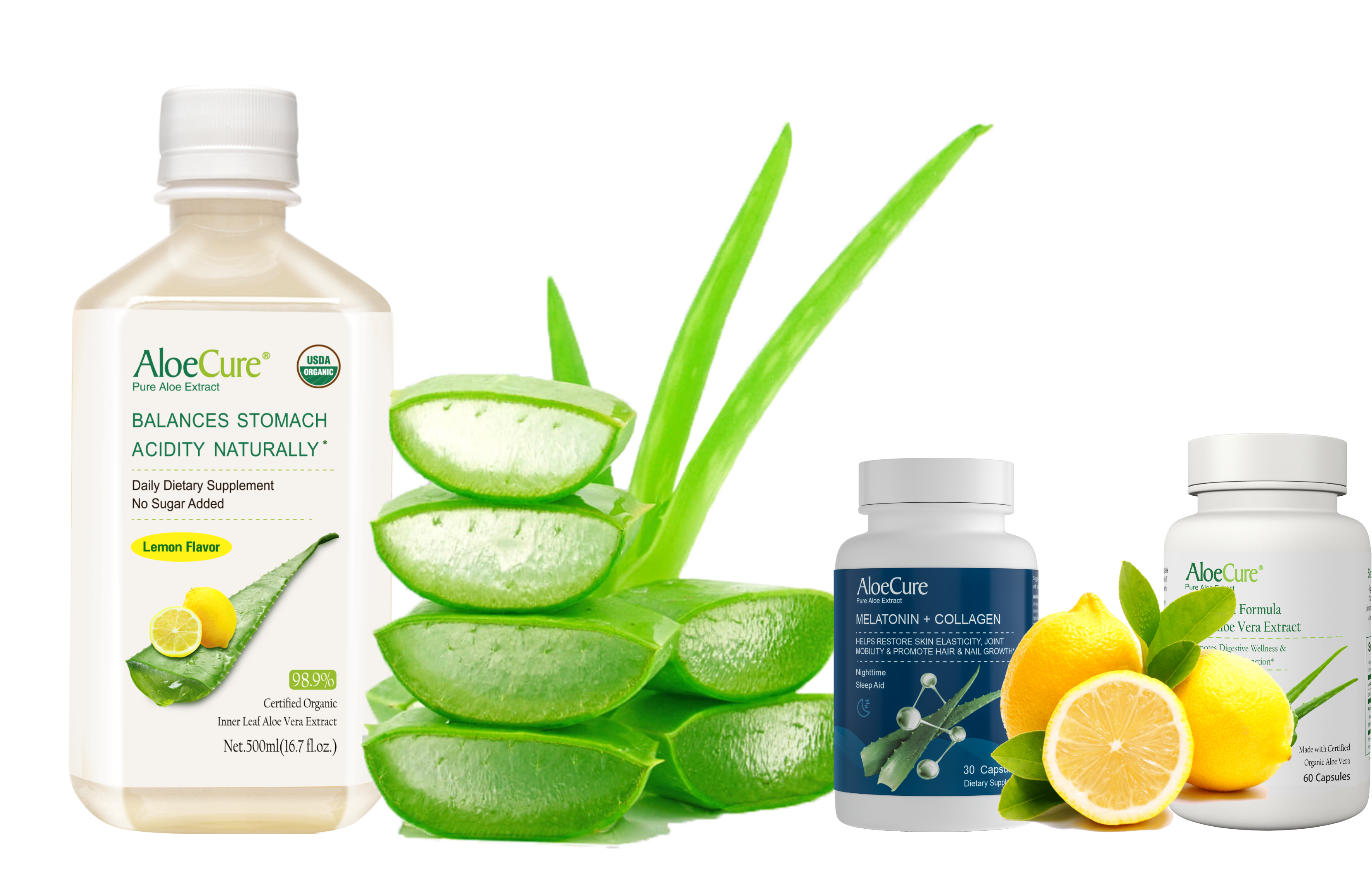AloeCure Pure Aloe Vera Based Supplements