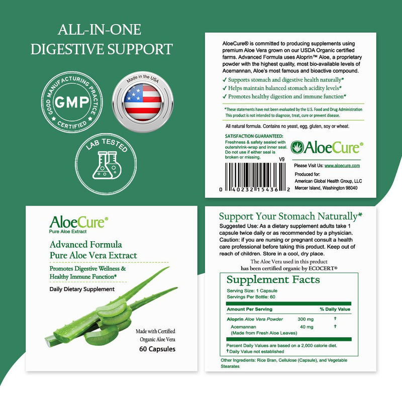 AloeCure Advanced Formula Aloe Vera Capsule